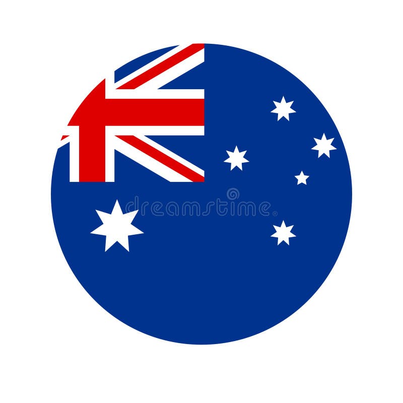 Round Australian Flag Stock Illustrations – 686 Round Australian Flag ...
