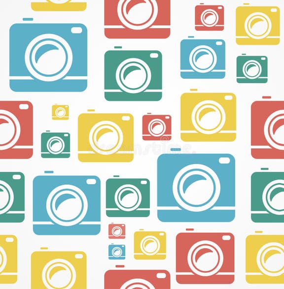 Seamless Camera Pattern Stock Illustrations – 14,871 Seamless Camera ...