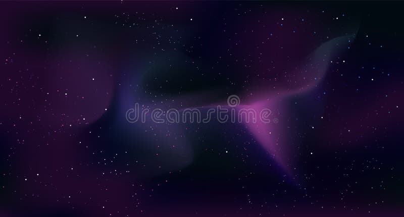 Vector Flat Space Design Background with Small Elements Stock Vector ...