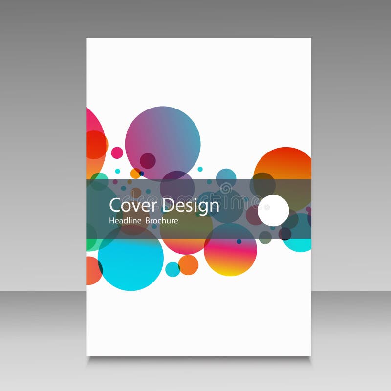 Vector Flat Squares Design Information Brochure Cover Stock Vector ...
