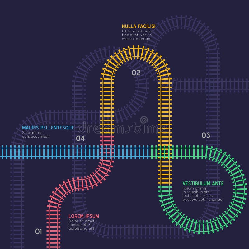 Vector Flat Style Ciry Railway Scheme. Subway Stations Map Top View ...