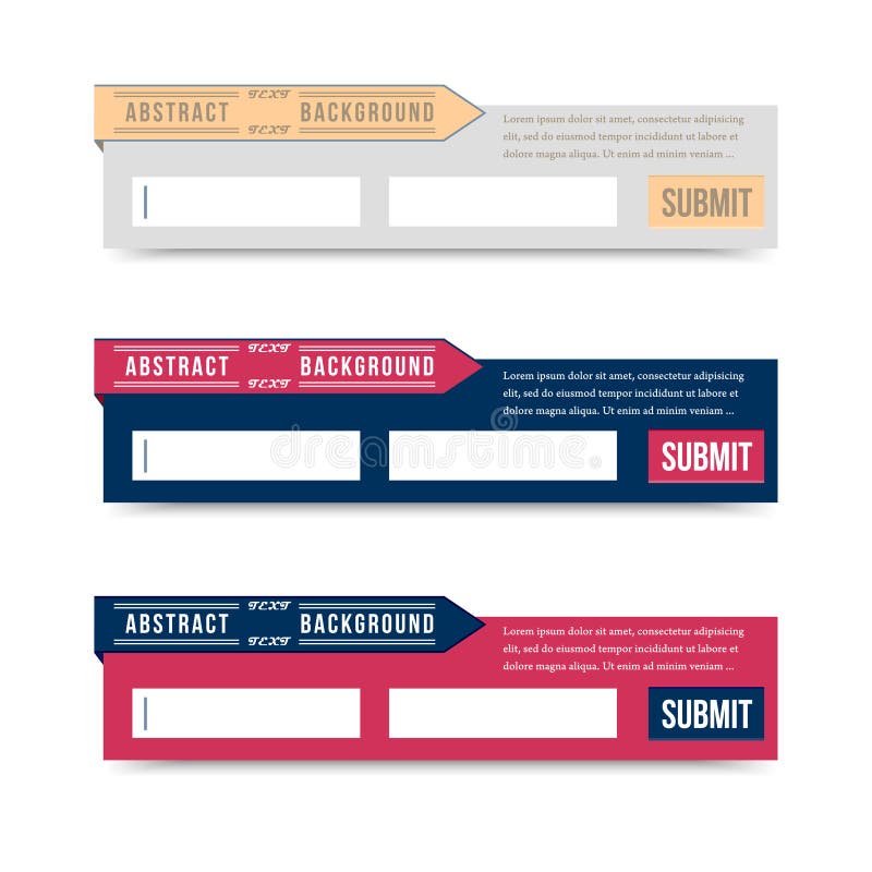 Vector Flat Ui Design. Color Set Stock Vector - Illustration of flat ...