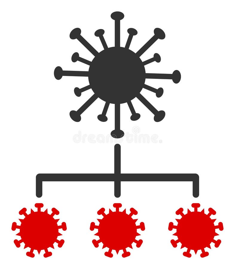 Virus Replication. Vector Illustration Stock Vector - Illustration of ...