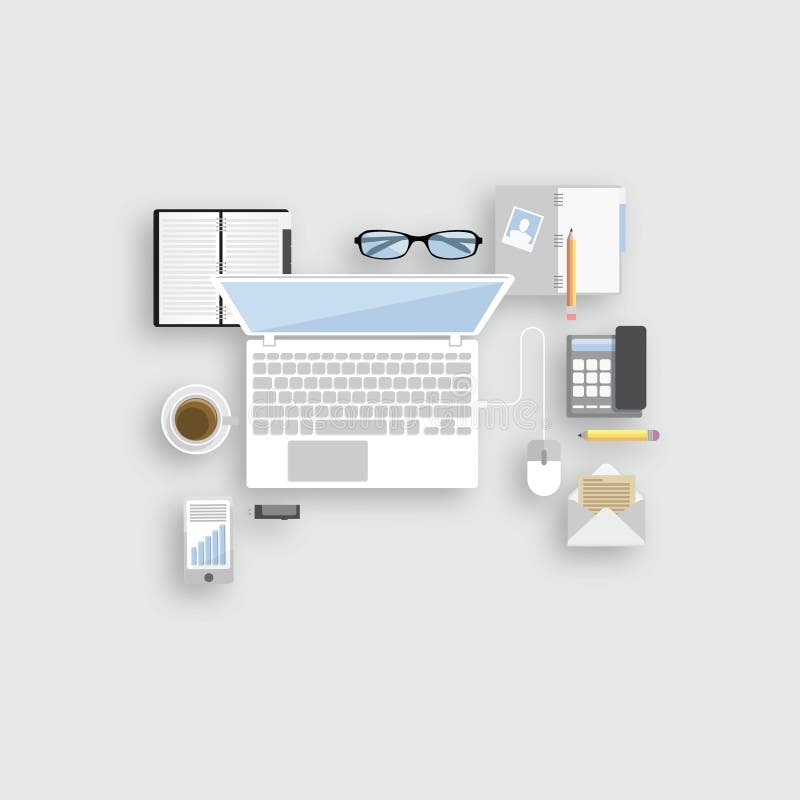 Vector Flat User Interface Ui Infographic Template Design Stock