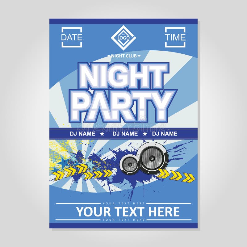 Vector flayer Beach Party stock vector. Illustration of invitation ...