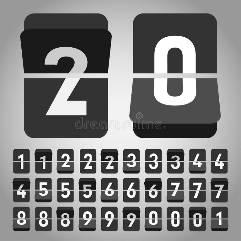 Style Flip Clock Stock Illustrations – 1,119 Style Flip Clock Stock ...