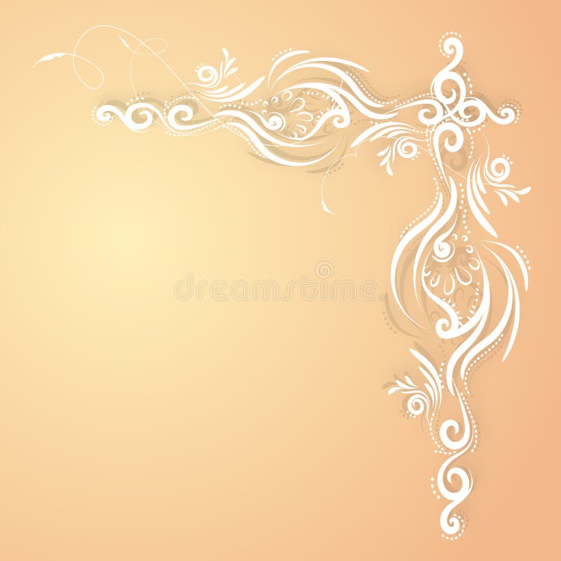 Vector Floral Centered Pattern for Cover Postcard Stock Vector ...