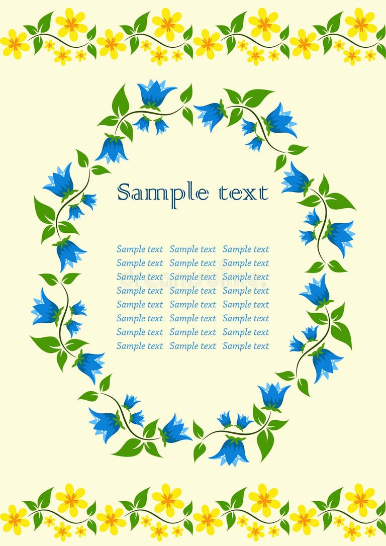 Bluebell Frame Stock Illustrations – 1,254 Bluebell Frame Stock ...