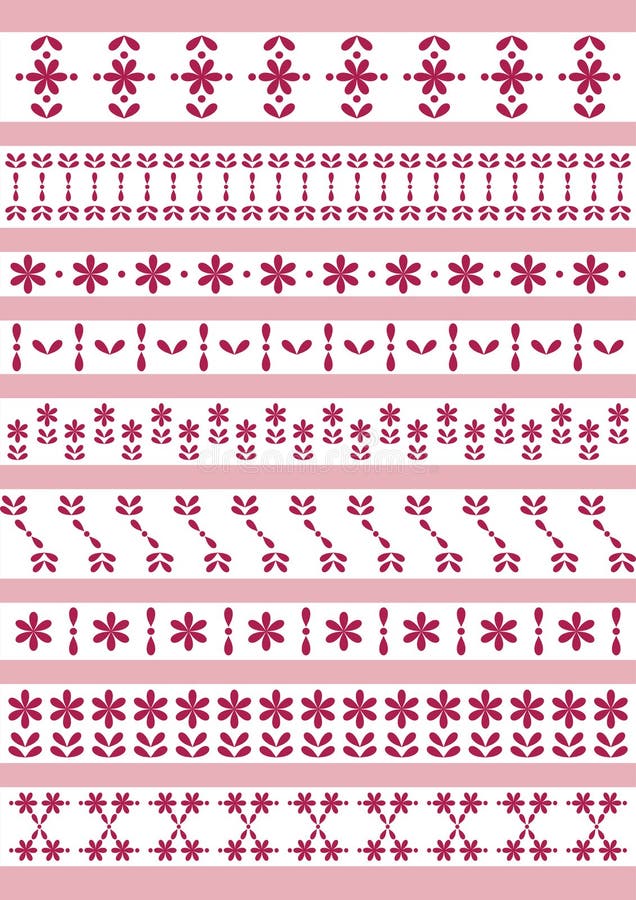 Vector floral border. Set stock vector. Illustration of element - 14676940 Vector floral border. Set stock vector. Illustration of element - 14676940