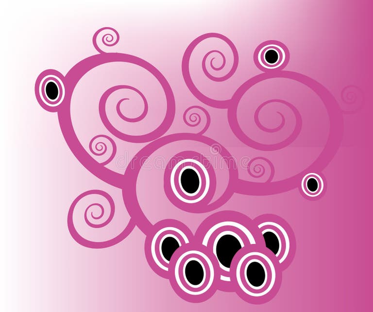 Vector floral motiv stock illustration. Illustration of curve - 12079915