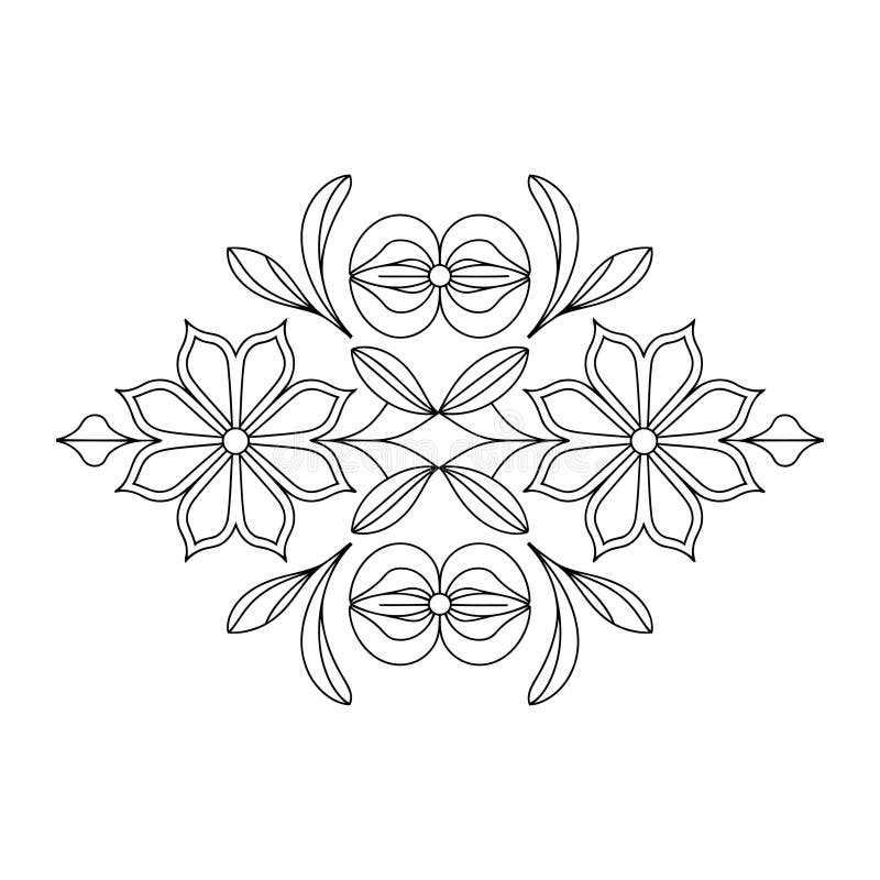 Vector Floral Pattern Symbol Collection Vector Floral Pattern Icon ...