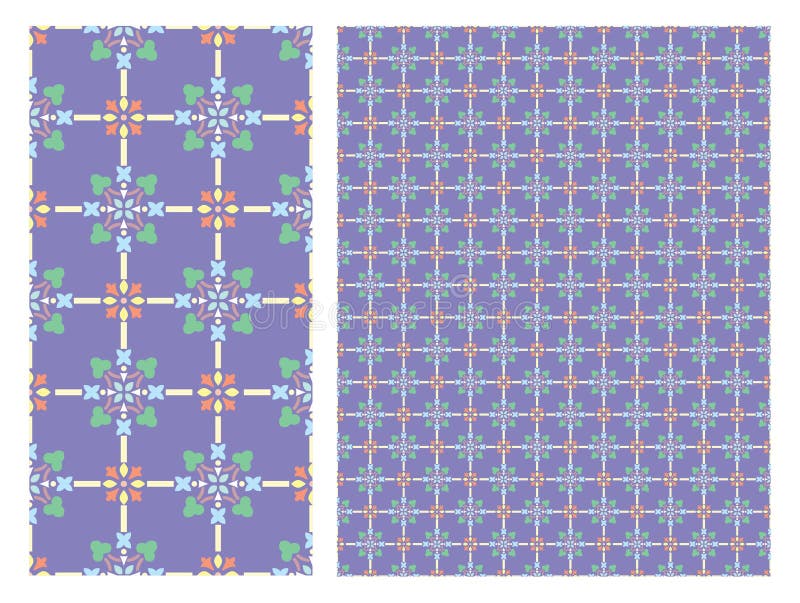 Floral Seamless Decorative Pattern Stock Vector, Use for Tiled ...