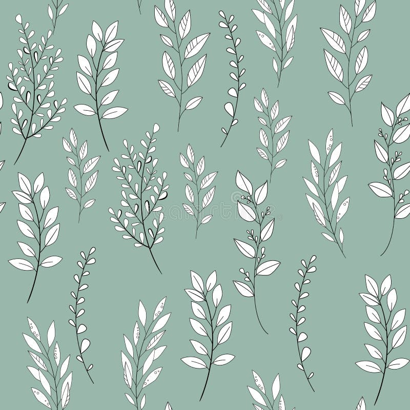 Vector Floral Seamless Pattern. Botanical Backdrop Stock Vector ...