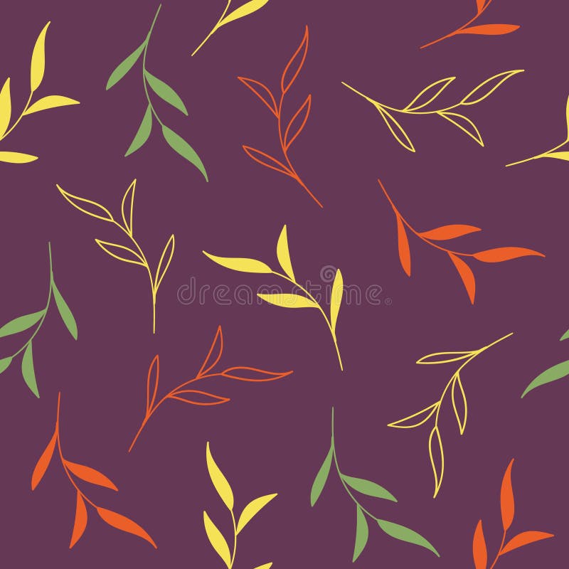 Vector Floral Seamless Pattern. Bright Background for Textile Print ...