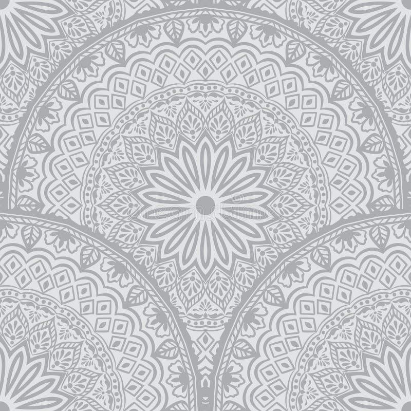 Vector Floral Seamless Pattern Element in Arabian Style. Arabesque ...