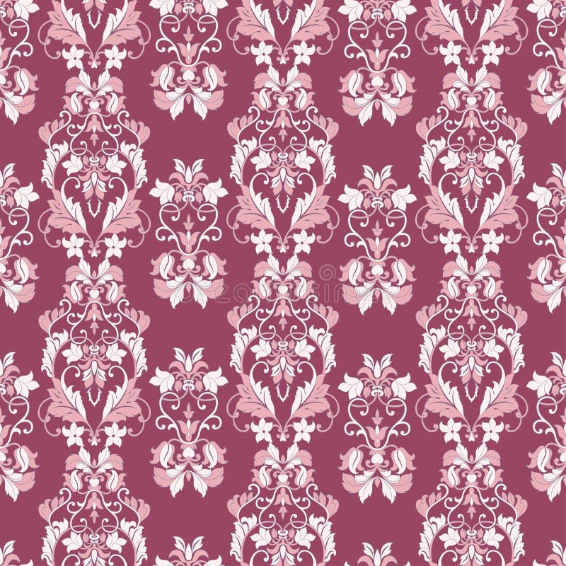 Vector Floral Wallpaper. Classic. Seamless Vintage Pattern Stock ...