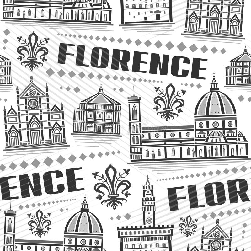Firenze Black White Vector Sketch Stock Illustrations – 10 Firenze ...