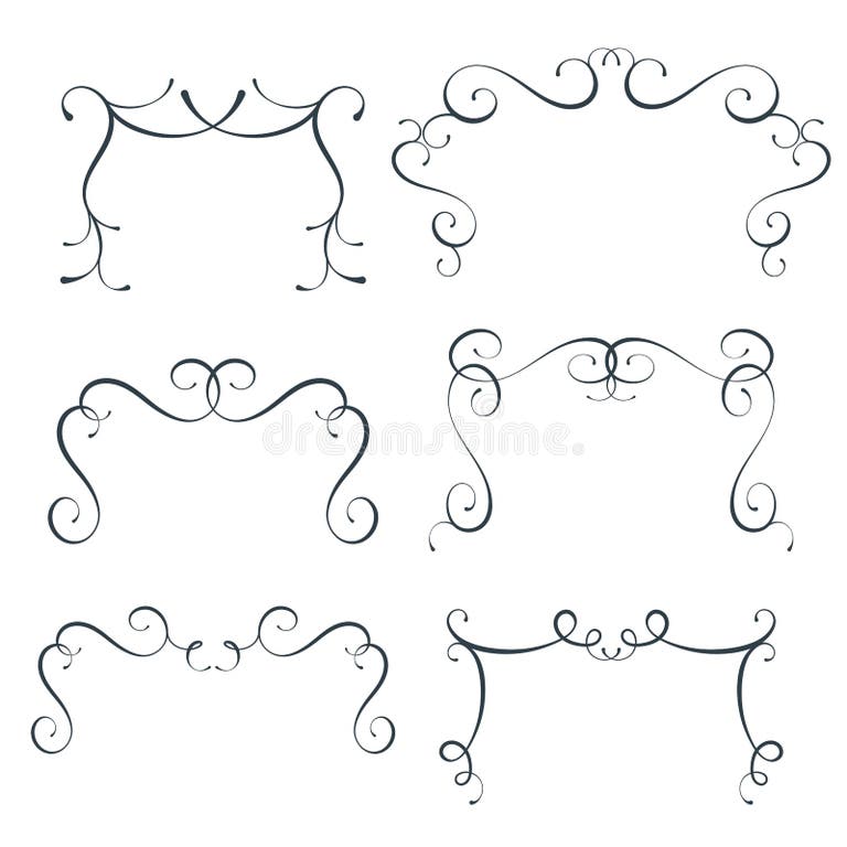 Flourish Frames Stock Illustrations – 16,811 Flourish Frames Stock ...
