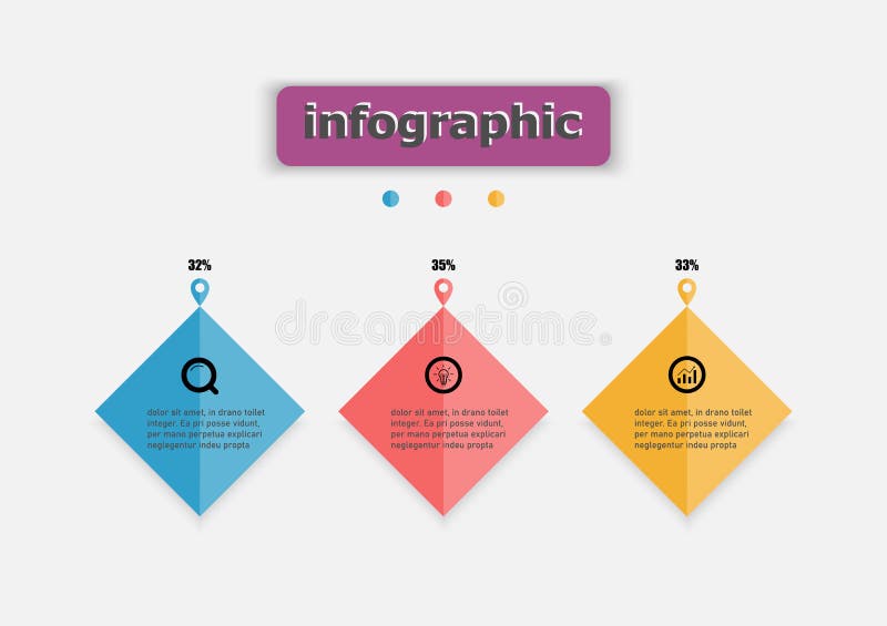 Vector Flow Charts Graphic Template Square Design Icon for Illustration ...