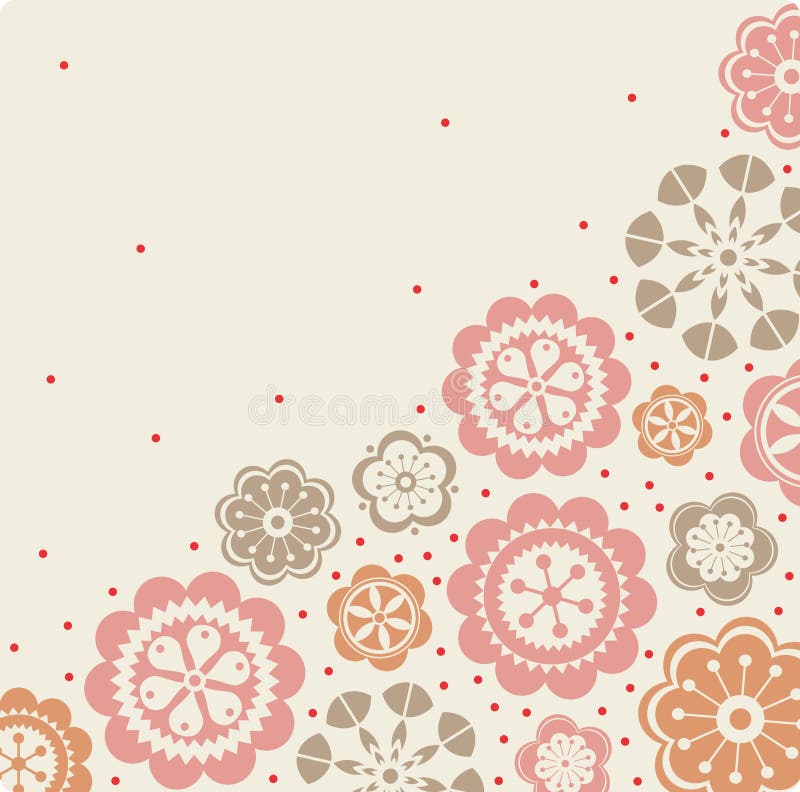 Vector flower card design stock vector. Illustration of love - 12880384