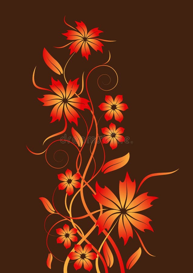 Beautiful Vector Flower Design Stock Vector - Illustration of nature ...