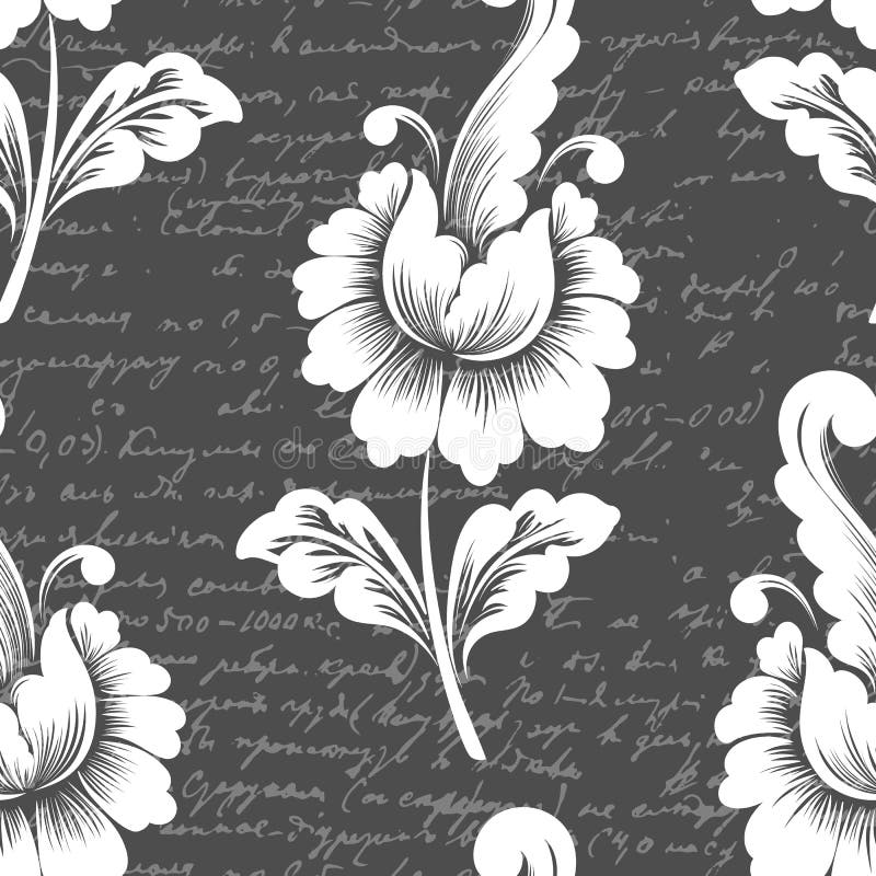 Ancient Text or Greek Font Vector Seamless Pattern Stock Vector ...