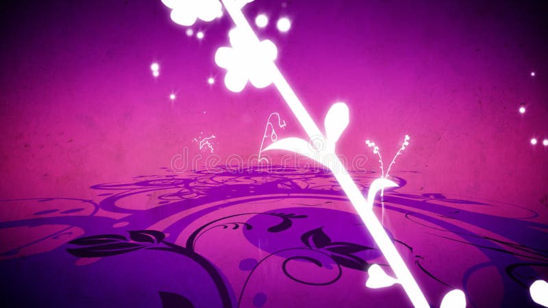 Vector flowers 6 loop stock video. Video of plant, branch - 39756991