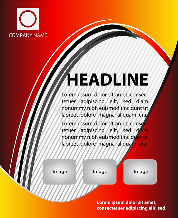 Vector Flyer, Magazine Cover & Poster Template Stock Vector ...