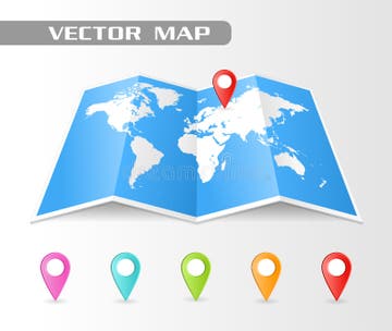 World Map Perspective View Stock Illustrations – 28,175 World Map ...