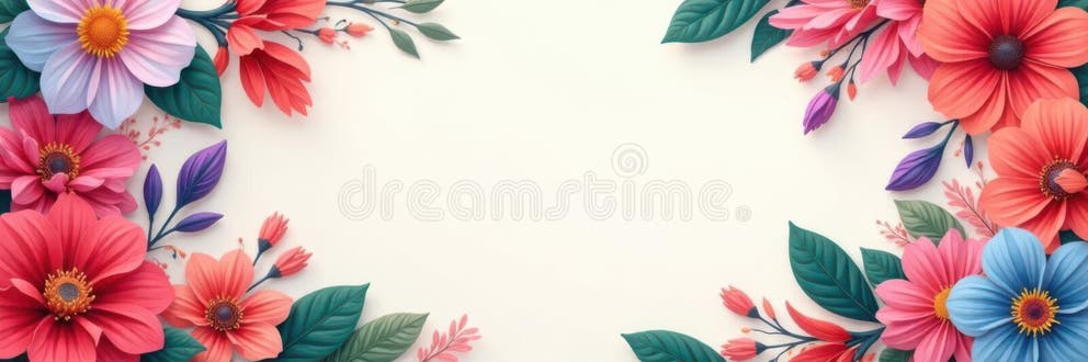 Vector Folder with Floral Die-cut Design Elements for Branding and ...