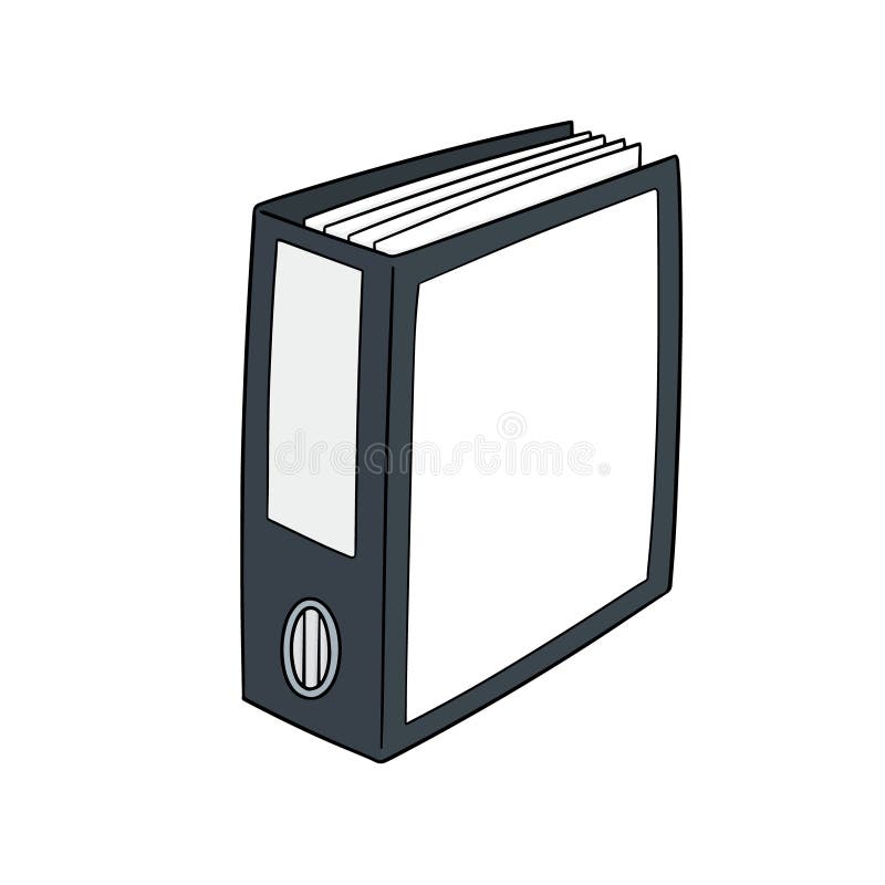 Vector of folder stock vector. Illustration of paper - 120398317