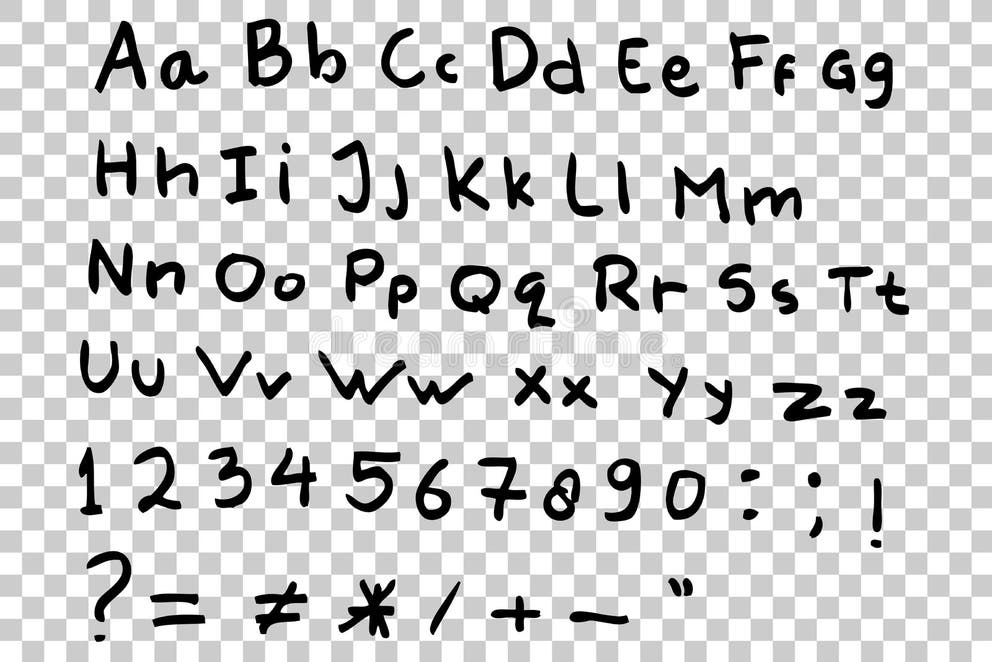 Font Transparent Background Stock Illustrations – 23,984 Font ...