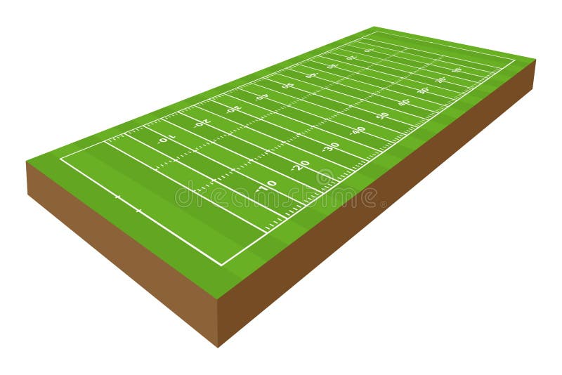 Vector fooball playground stock vector. Illustration of perspective ...