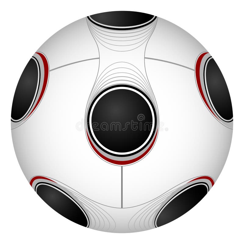 Vector football ball. stock vector. Illustration of soccer - 5885586