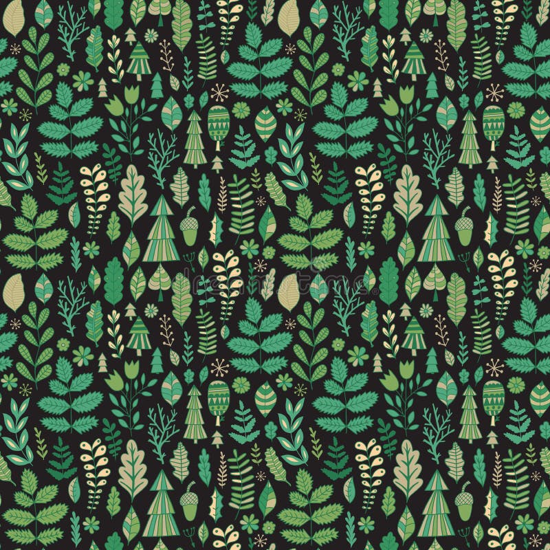 Forrest Pattern Seamless Stock Illustrations – 532 Forrest Pattern ...