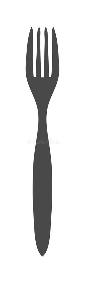 Vector Fork Icon. Dining Fork Vector Illustration Stock Vector ...