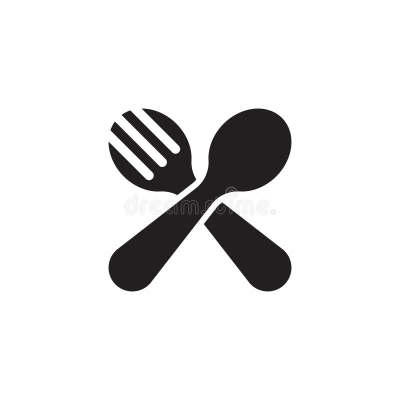 Fork Spoon Crossed Icon Stock Illustrations – 2,978 Fork Spoon Crossed ...