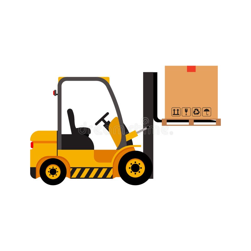 Forklift Load Stock Illustrations – 6,397 Forklift Load Stock ...