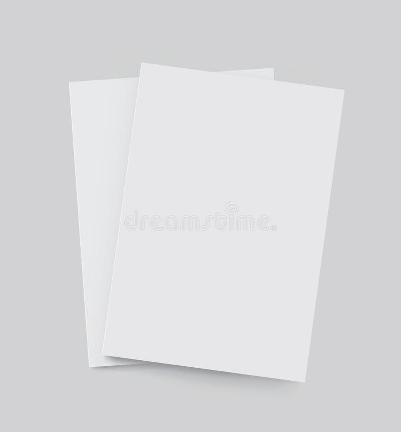Vector A4 Format Paper with Shadows - Stock Vector Stock Illustration ...