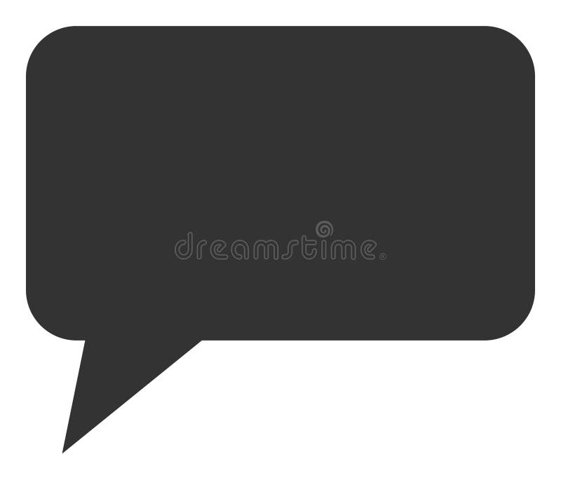 Vector Forum Message Flat Icon Illustration Stock Vector - Illustration ...