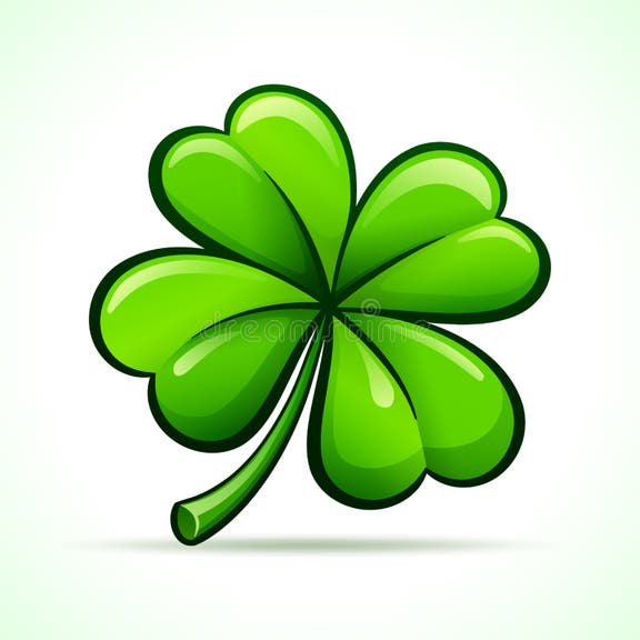 Cartoon Clover Four Leaf Stock Illustrations – 3,414 Cartoon Clover ...