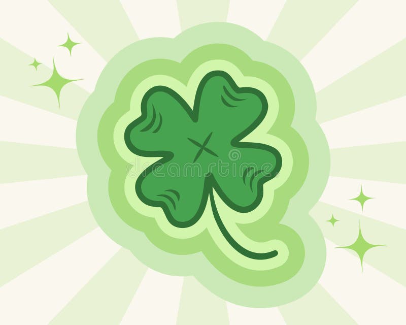 Cartoon Clover Four Leaf Stock Illustrations – 3,528 Cartoon Clover ...
