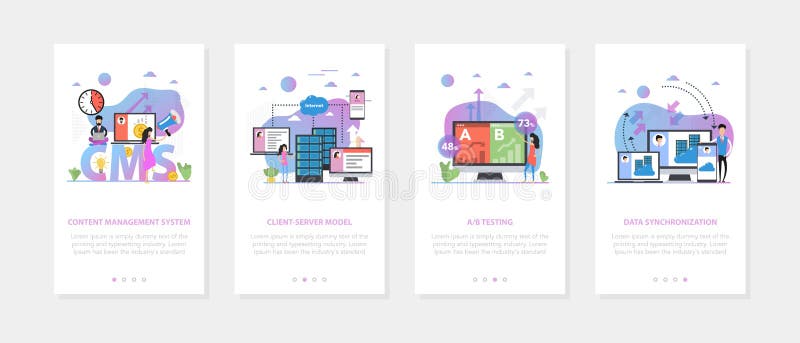 Client Server Model Stock Illustrations – 428 Client Server Model Stock ...