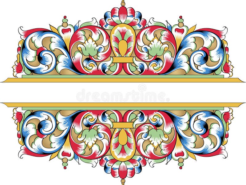 Vector Border of Orthodox Ornamental Pattern Stock Vector ...