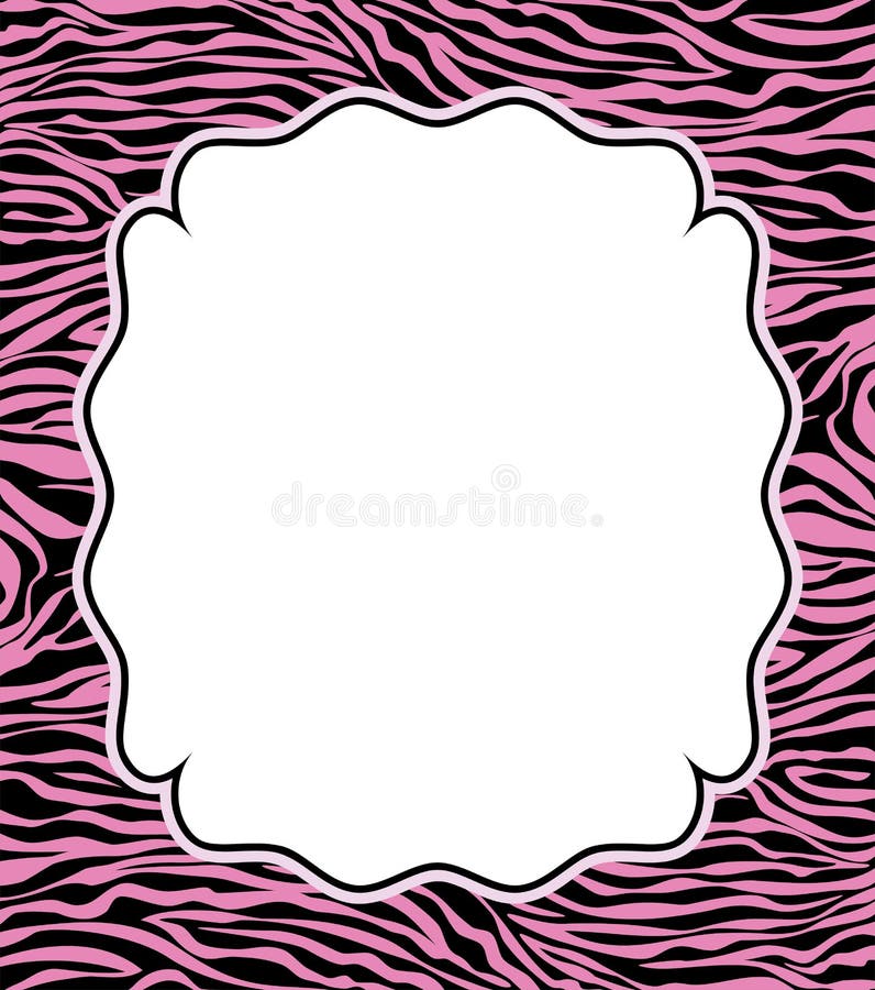 Colorful Zebra Borders And Frames