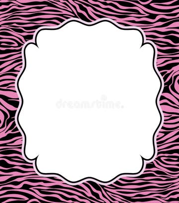 Zebra Border Pink Stock Illustrations – 150 Zebra Border Pink Stock ...
