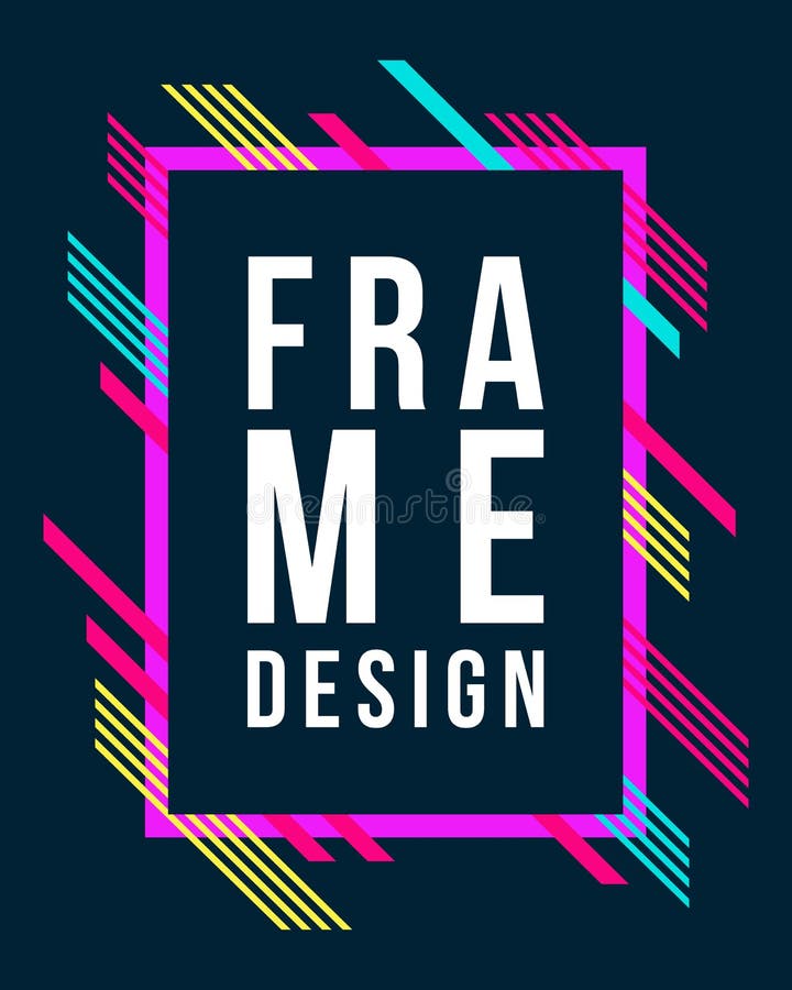 Vector Frame Art Graphics for Hipsters Design Business Card Stock ...