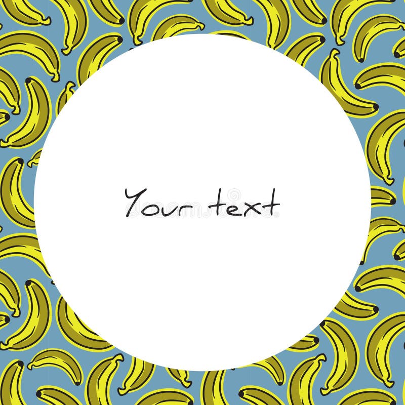 Bananas Border Stock Illustrations – 190 Bananas Border Stock ...