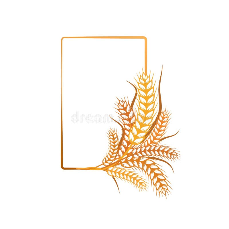 Wheat Frame Rectangle Stock Illustrations – 146 Wheat Frame Rectangle ...