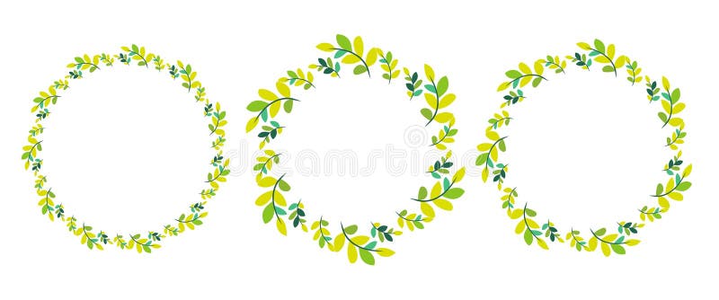 Vector Frame of Delicate Leaves and Branches. Background Stock ...